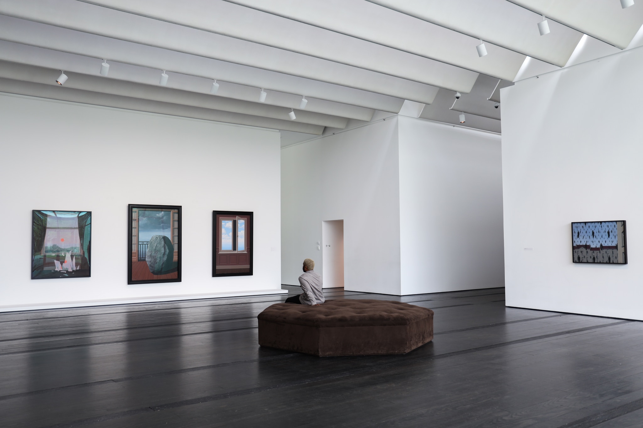 Foyer Installation Rene Magritte - The Menil Collection